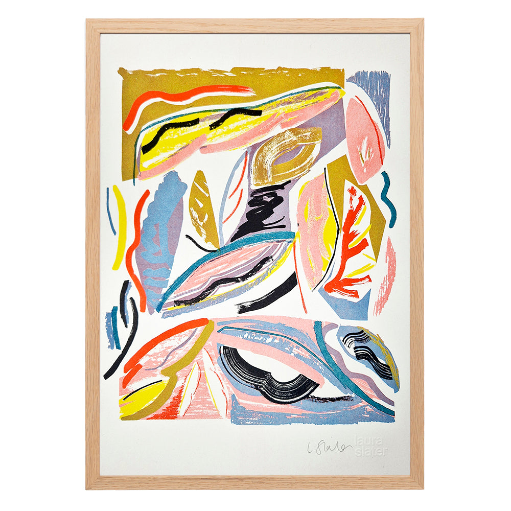 Pampas II Risograph Print | Laura Slater | Kobi & Teal