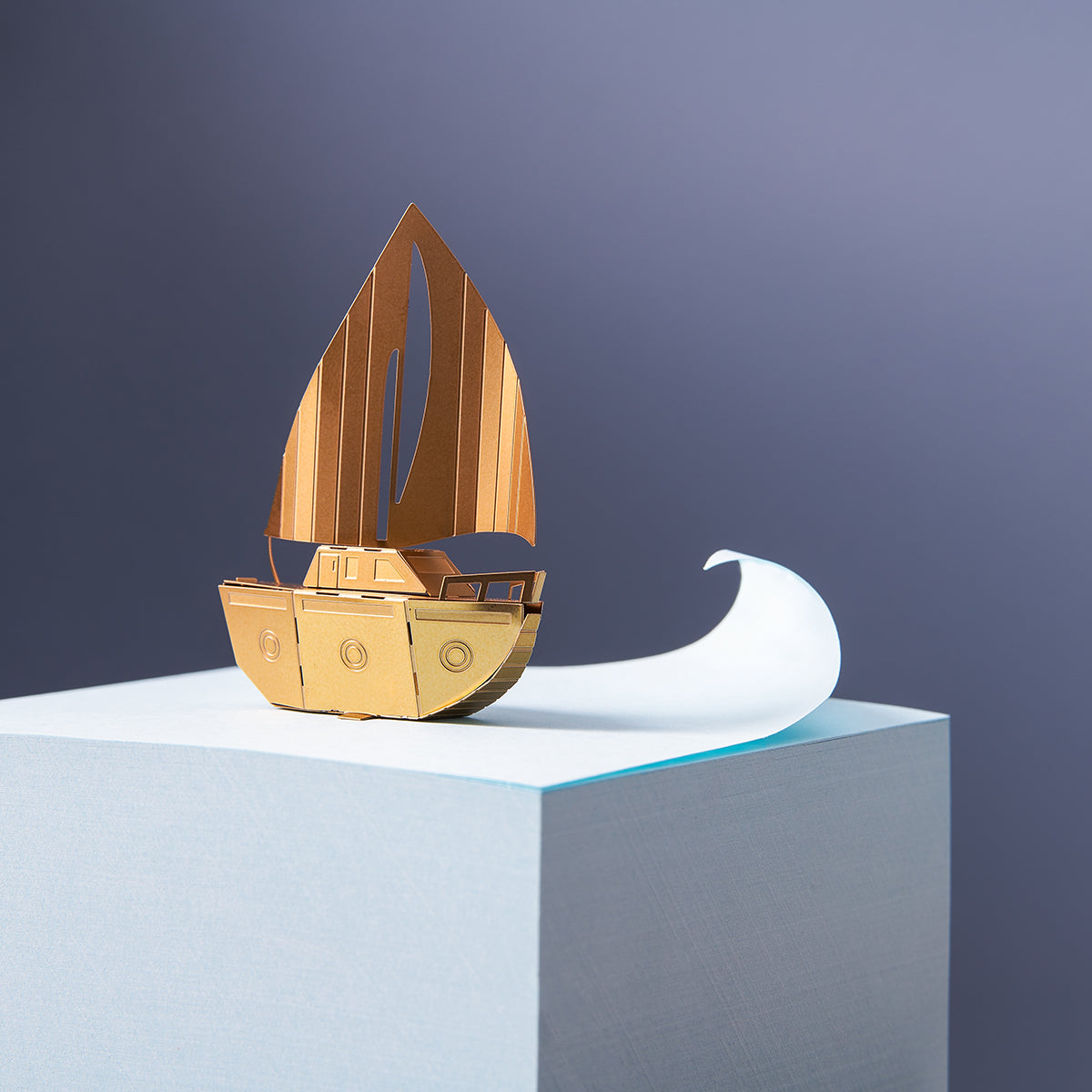 Brass Boat Mini-Model | Another Studio | Kobi & Teal