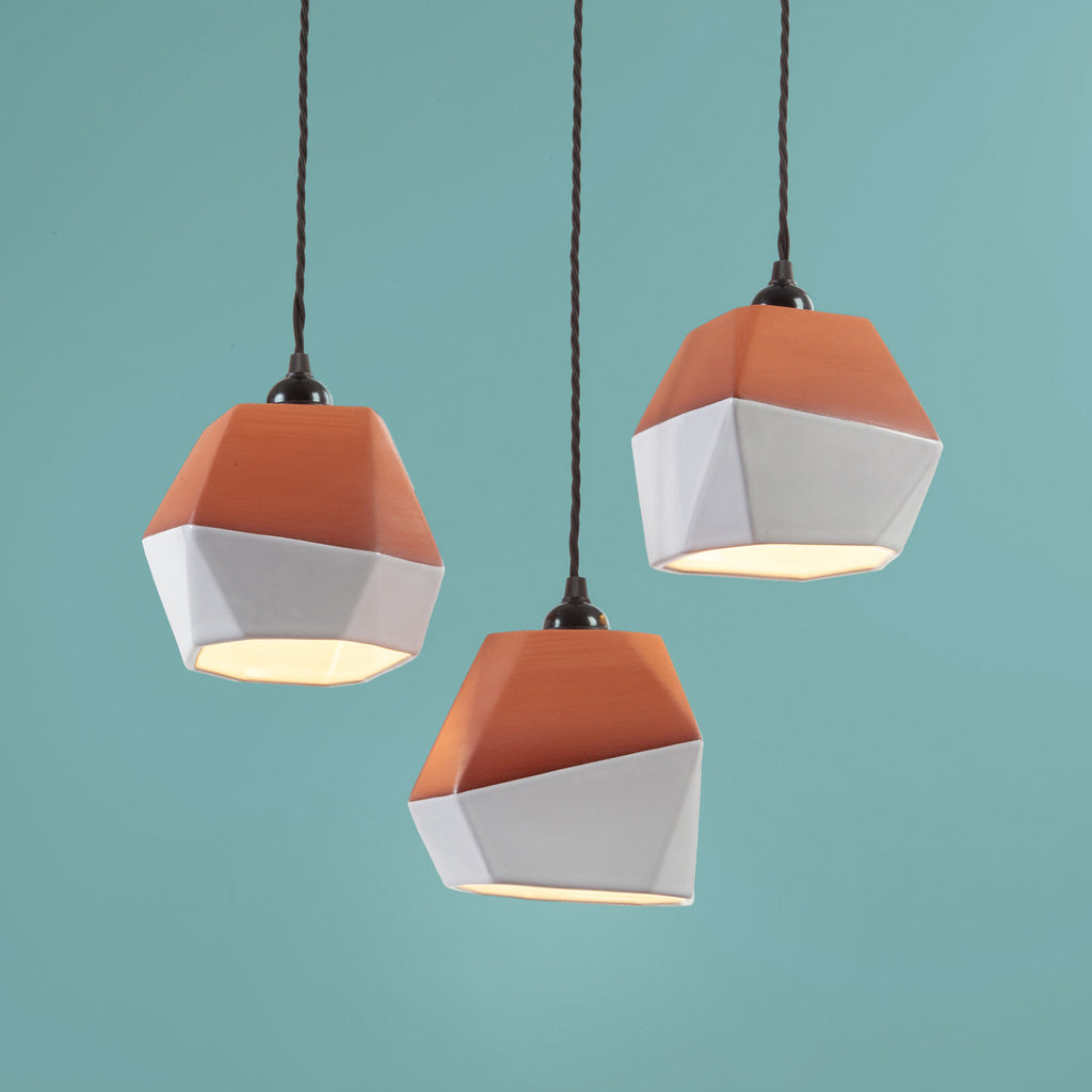 Geometric Small Pendant x Nick Fraser I Kobi & Teal