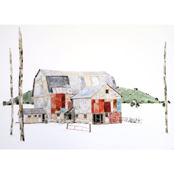Red Barn, Algonquin Park by Kate Evans – Kobi & Teal