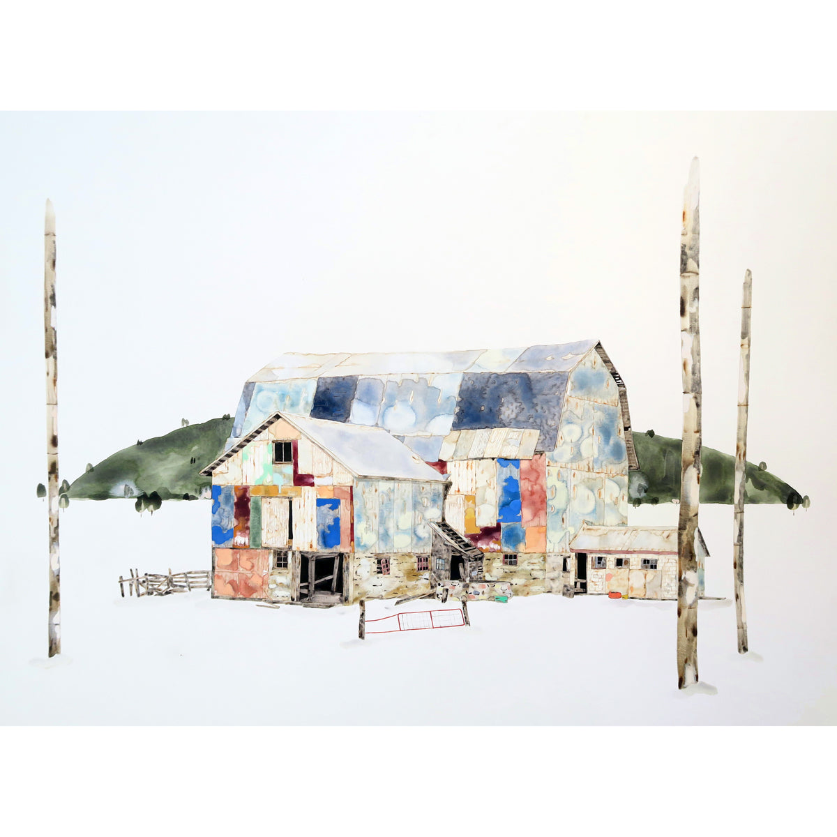 Dutch Patchwork Barn by Kate Evans I Kobi & Teal